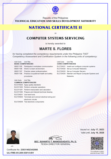 Marte Flores. — Portfolio